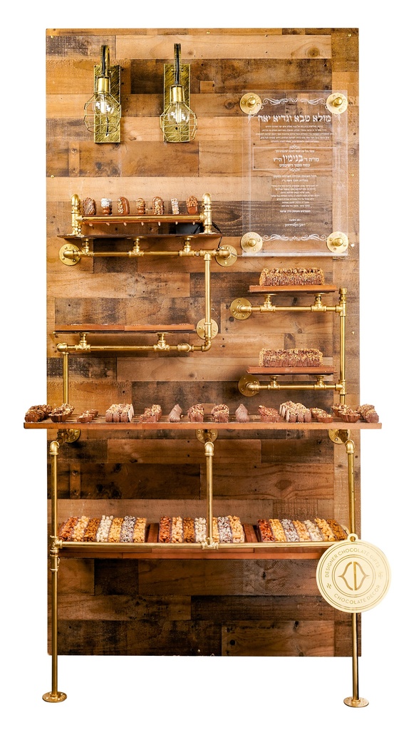 Chocolate Wall With Goodies | Chocolate Decor
